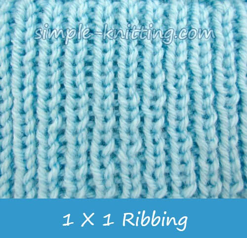 Rib Stitch Patterns - How To Knit Ribbing